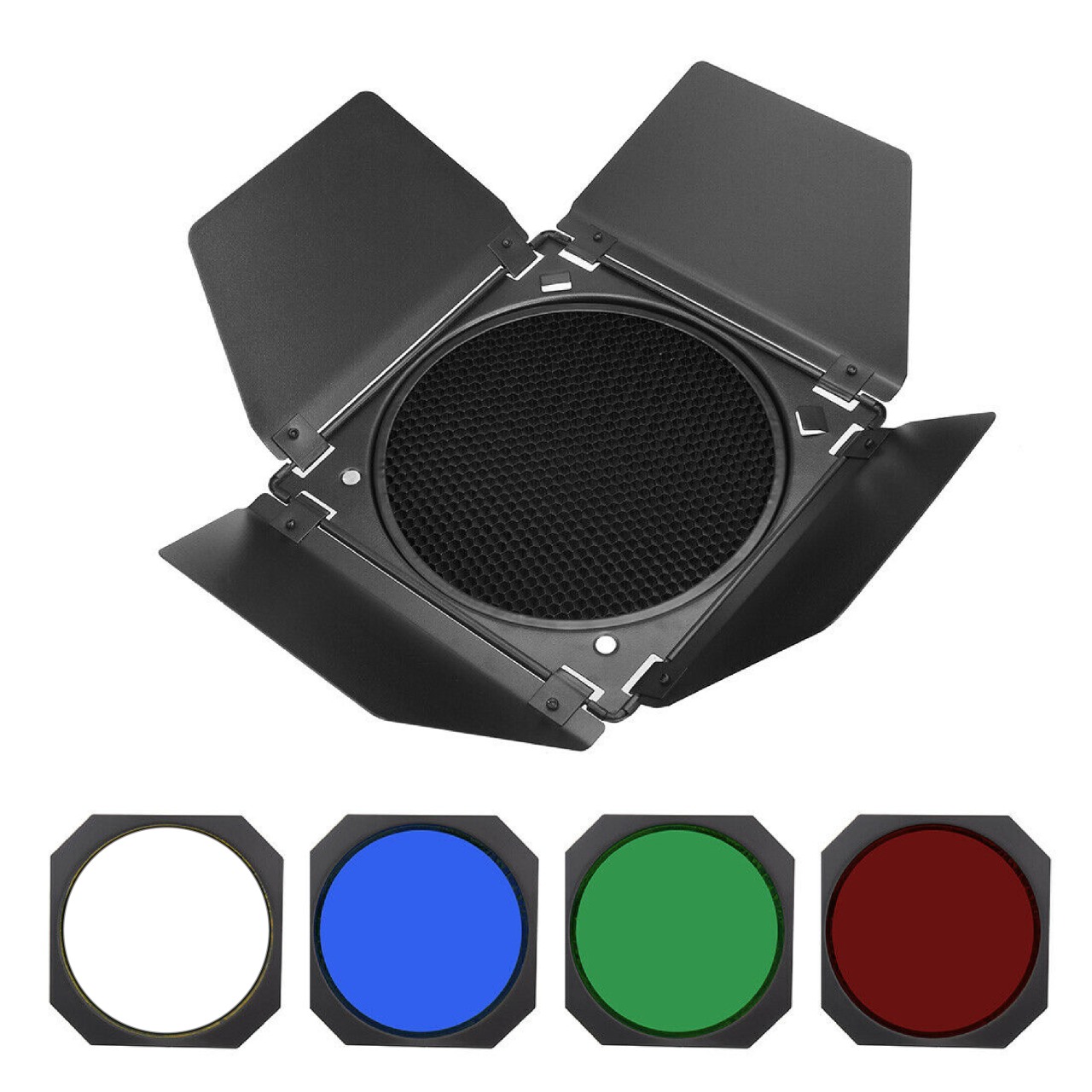Barn Door Honeycomb Grid 4 Colors Gel Filter - Laor Laor Camera Shop ...