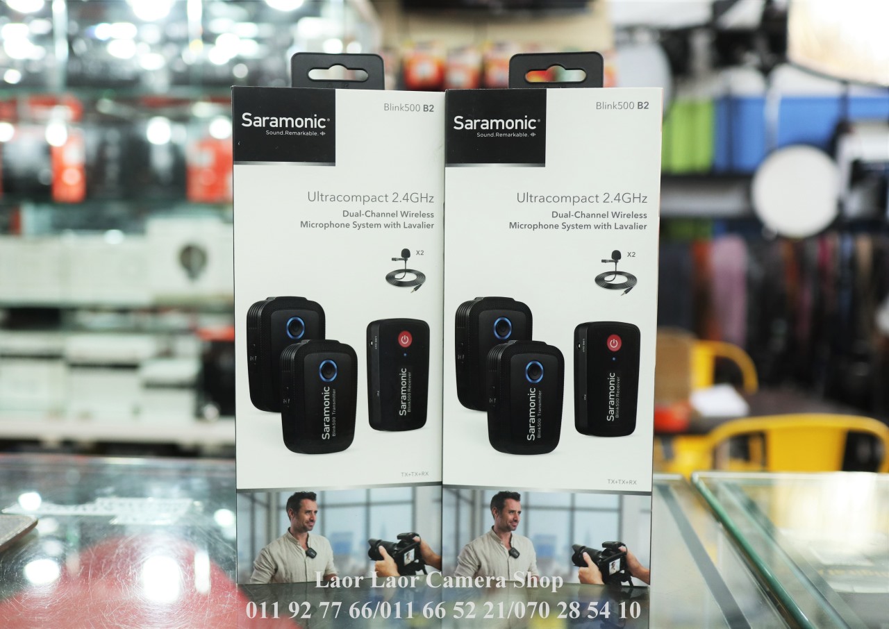 Saramonic Blink 500 B2 Laor Laor Camera Shop ល្អល្អ ហាងលក់ម៉ាស៊ីនថត
